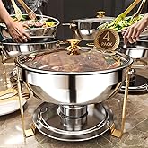 Amazon.com: Chafing Dishes for Buffet 4 Pack, 3Qt and 5Qt High Grade ...