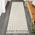 Amazon.com: Lahome Labyrinth Runner Rug, 2x6 Boho Bathroom Runner Rug ...