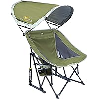 GCI Outdoor Sunshade Rocker Collapsible Rocking Chair & Outdoor Camping ...