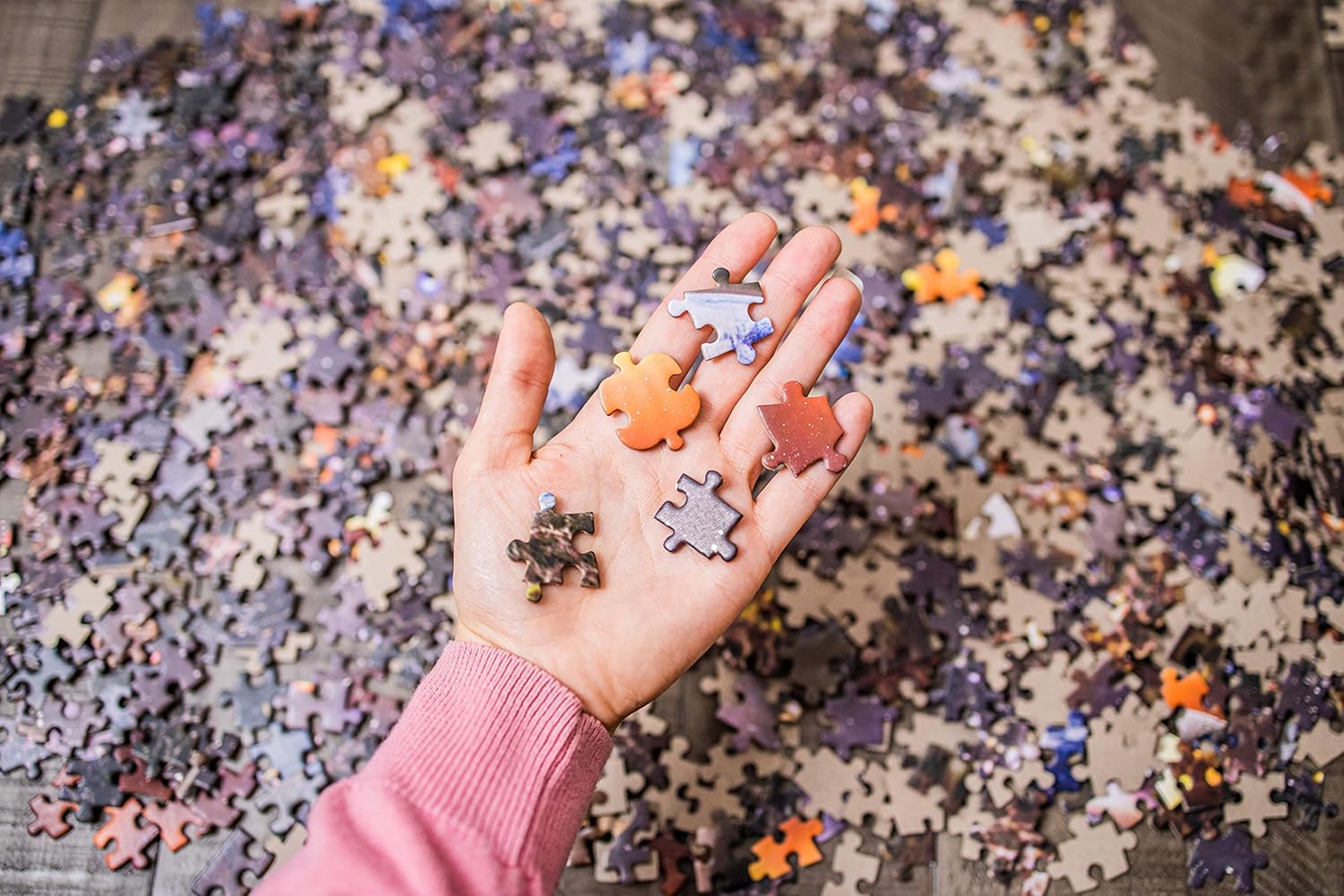 Blue Sky Puzzles 1000 Piece Round Space Jigsaw Puzzle for Adults – The ...