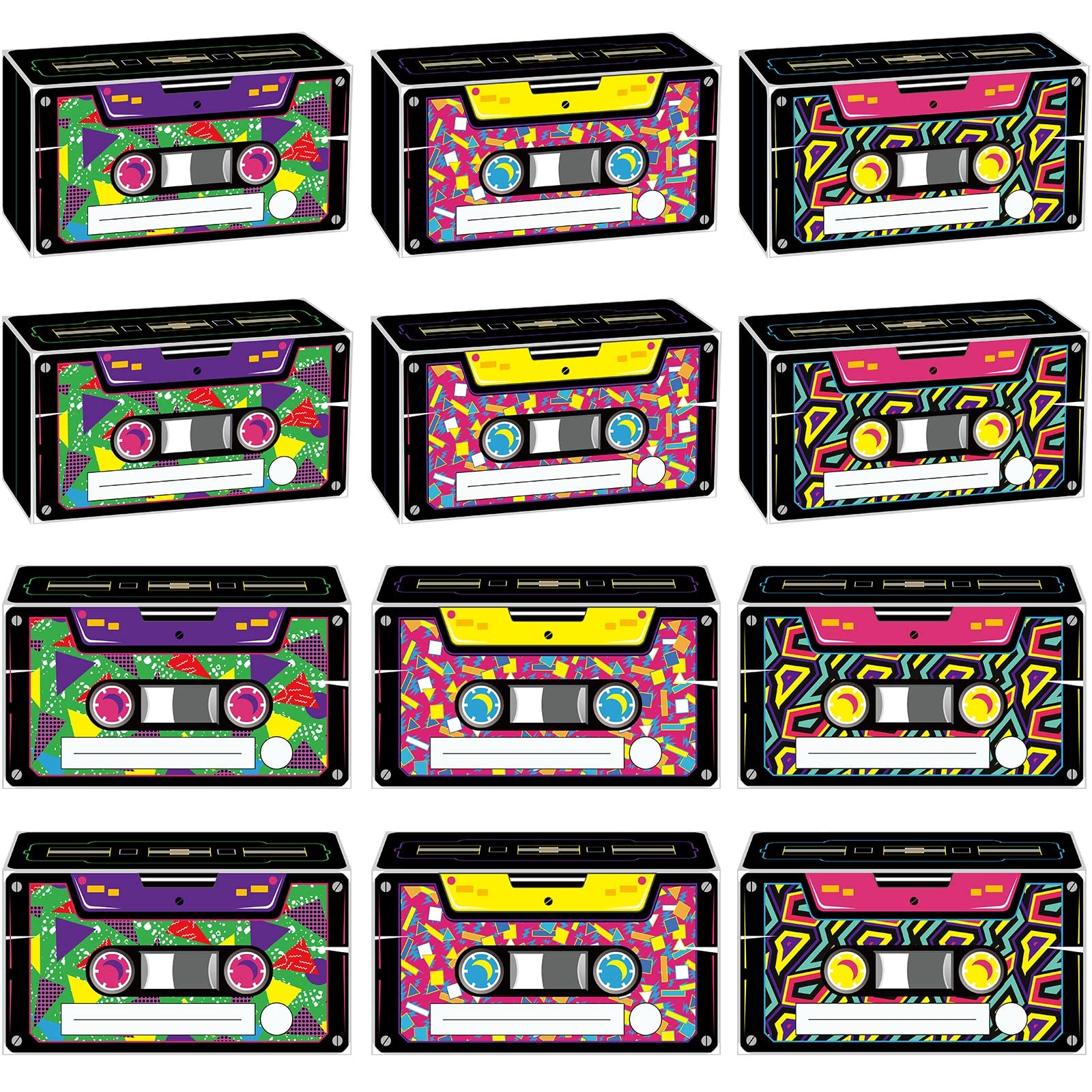 Mua Funrous 12 Pcs 80s90s Favor Boxes Retro Radio Gift Boxes Back to ...