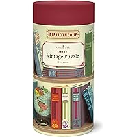 Amazon.com: Cavallini 1000 Piece Puzzle, Library Books (PZL/Book ...