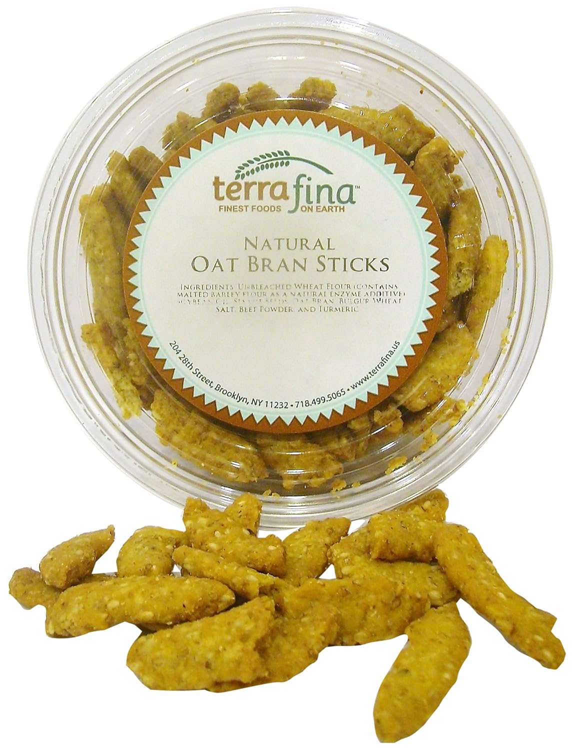 Amazon.com: Terrafina Natural Oat Bran Sticks, 6-Ounce Containers (Pack ...