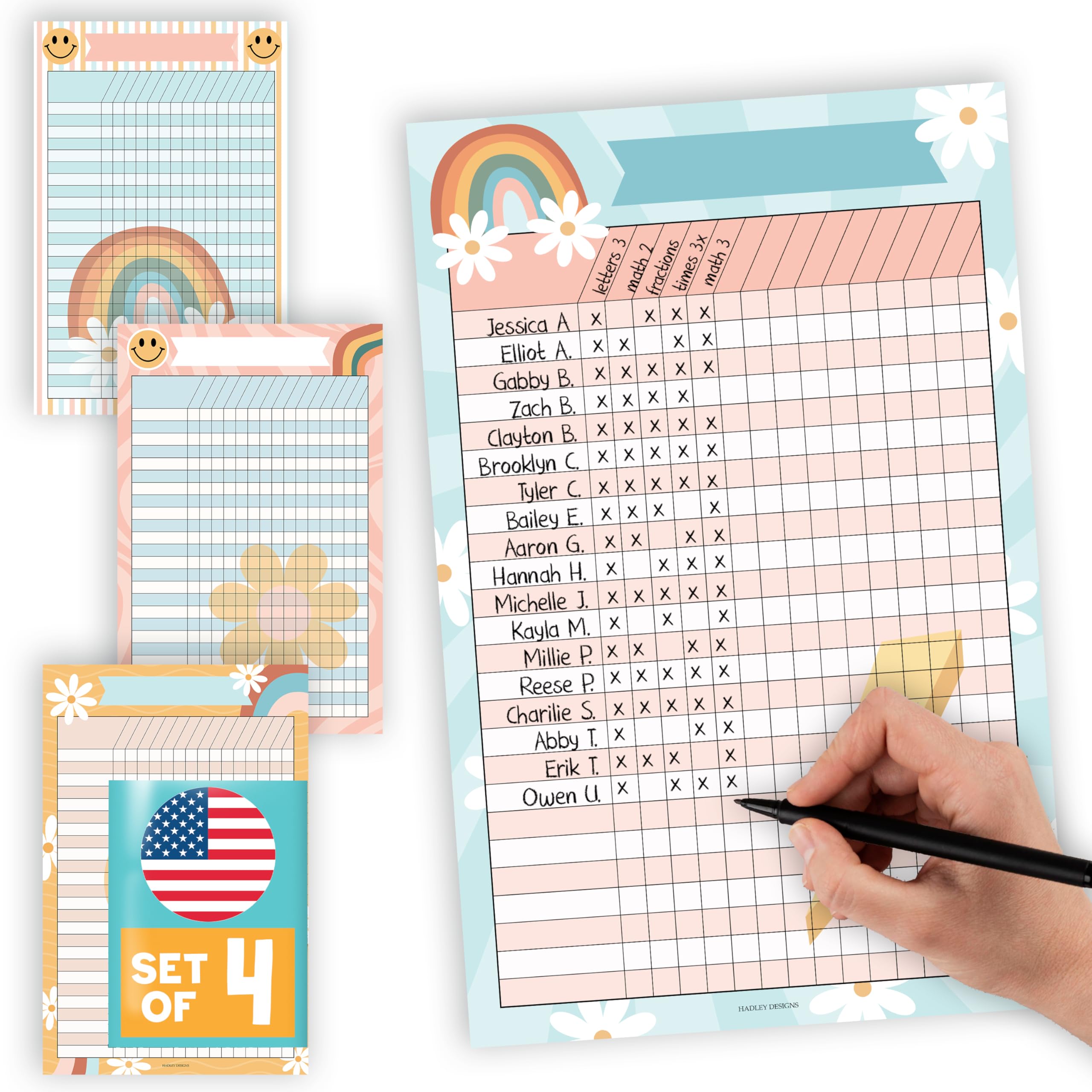 Mua Attendance Chart for Classroom Management - 4 Incentive Chart for ...