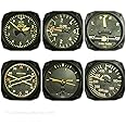 Amazon.com: Vintage Aircraft Instrument Coaster Set - Set of 6 ...