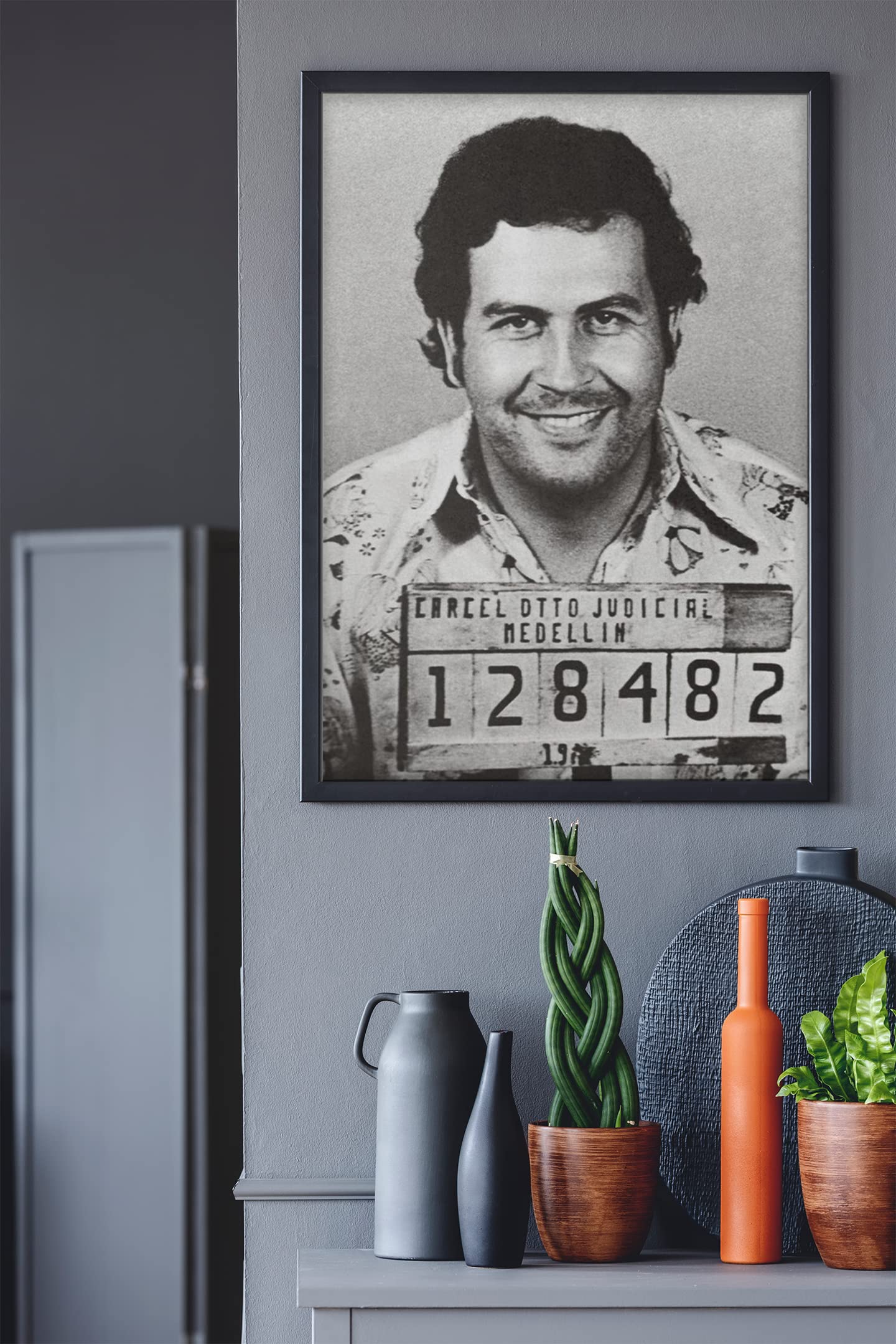 Mua Pablo Escobar Mugshot Wall Decor El Patron Kingpin Medellin Movie ...