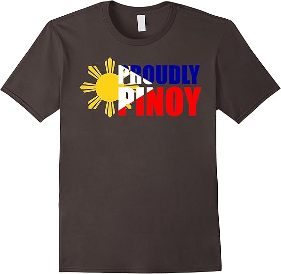 Amazon.com: Pinoy Shirt: Proudly Pinoy. Philippines,Filipino Shirt ...