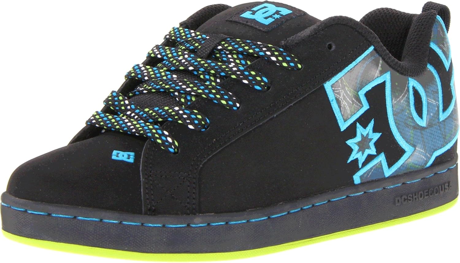 DC APPAREL Women's Boots Black/Turquoise/Soft Lime: Amazon.co.uk: Shoes ...