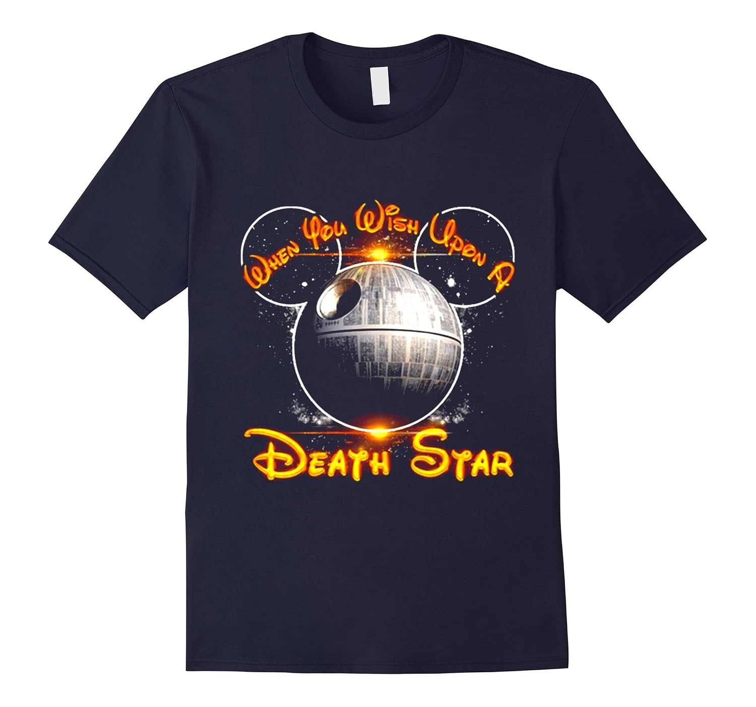 When You Wish Upon A Death Star T-Shirt-TD – Teedep
