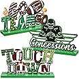 Amazon.com: Jetec 3 Pcs Football Table Decoration Wooden Football ...