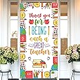 Amazon.com: Sunwer Thank You Teachers Door Cover Teacher Appreciation ...