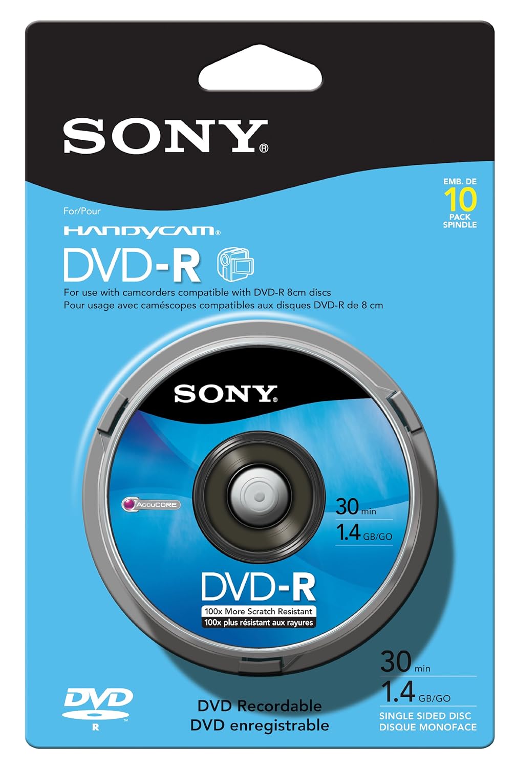 Sony 10DMR30RS1H - Pack de 10 discos DVD-R de 8 cm: Amazon.com.mx ...