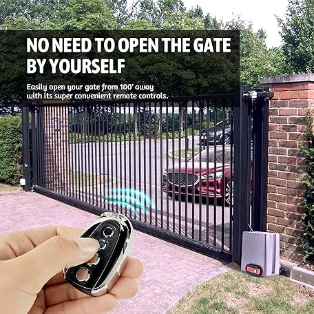 Mua CO-Z 1800 lb Automatic Sliding Gate Opener with Wireless Gate ...