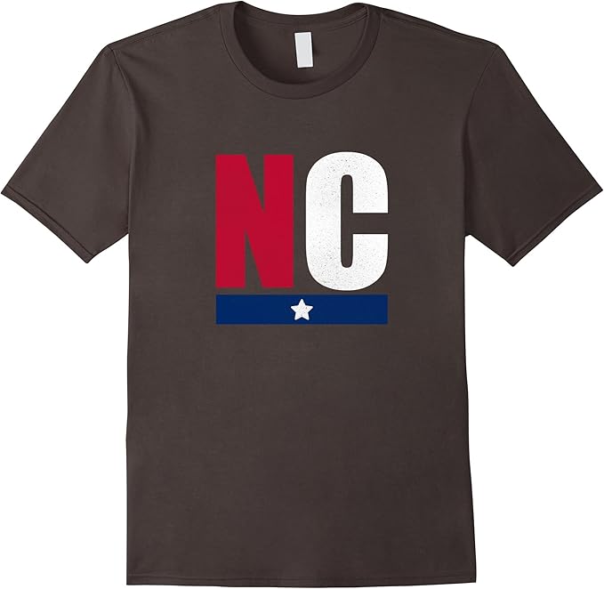 Amazon.com: NC State Flag Colors North Carolina Shirt: Clothing