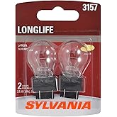 Amazon.com: SYLVANIA - 4157NA Long Life Miniature - Amber Bulb, Ideal for Parking, Side Marker ...