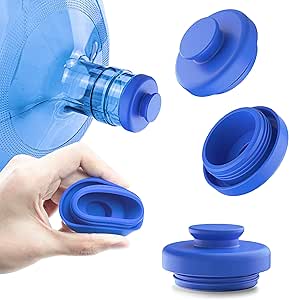 Amazon.com: 5 Gallon Water Jug Cap, Reusable Leak Proof Silicone Bottle ...