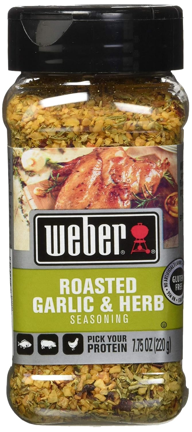 Weber Roasted Garlic & Herb Seasoning 220g Tub: Amazon.co.uk: Grocery