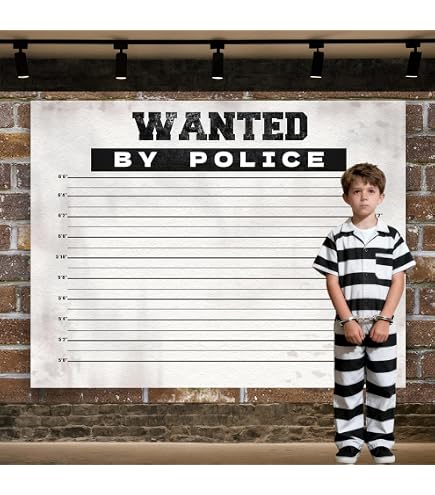 Mafia Mugshots MTMETY Wanted By Police Backdrop Mugshot Height Chart ...