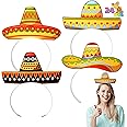 Amazon.com: JOYIN 24 Pcs Cinco de Mayo Sombrero Headbands for Mexican ...