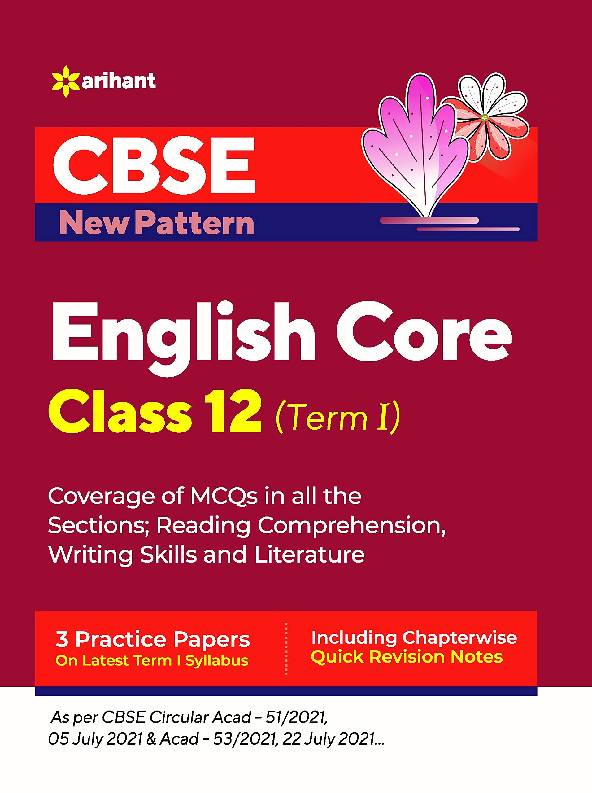 CBSE New Pattern English Core Class 12 For 2021 22 Exam MCQs Based 