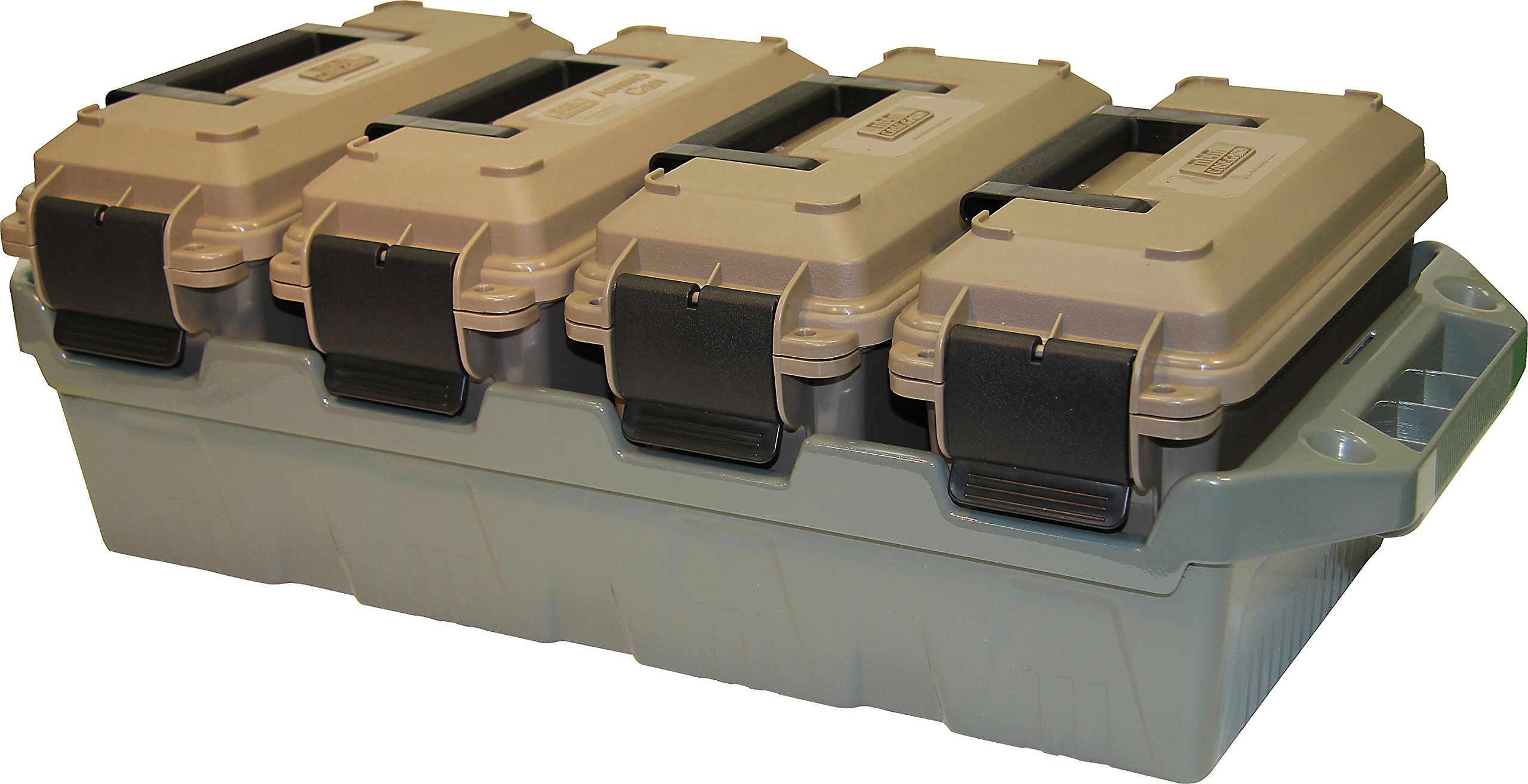 MTM AC4C Ammo Crate 4 Can Brown 30 Caliber BSA Soar MTM AC4C Ammo Crate 4 Can Brown 30 Caliber BSA Soar