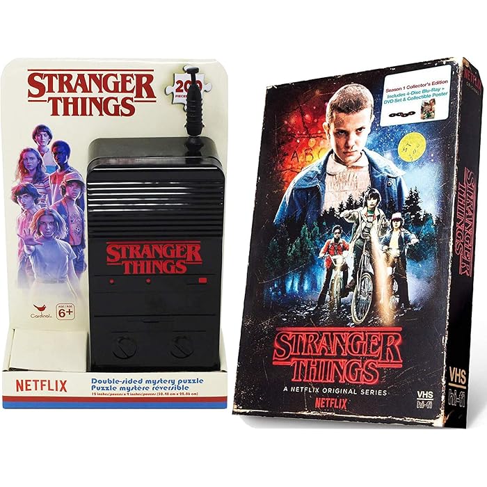 Buy Crew of Stranger Things Box Season 1 DVD & Blu Ray Exclusive VHS ...