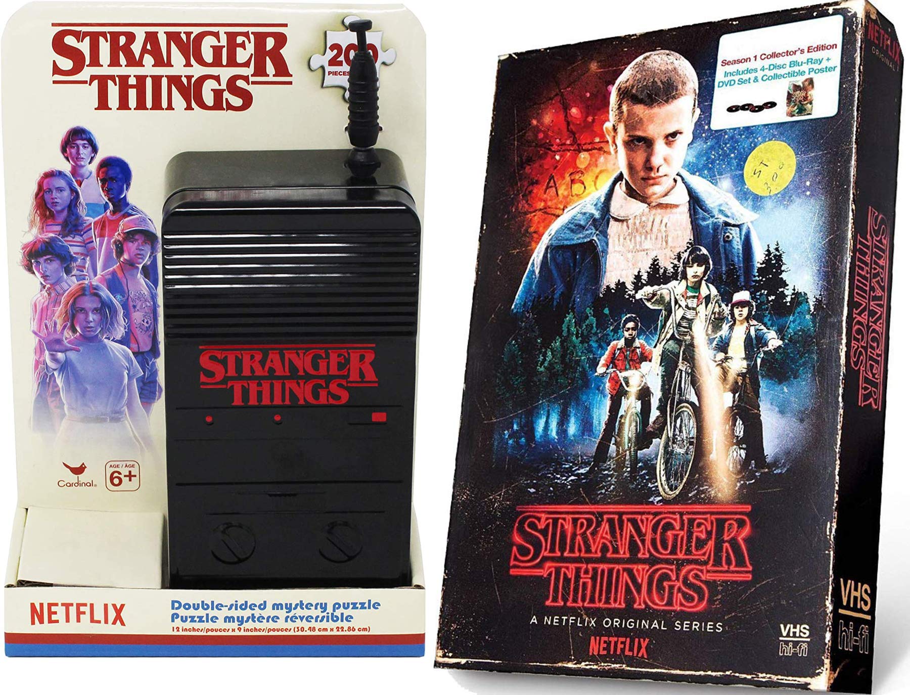 Buy Crew of Stranger Things Box Season 1 DVD & Blu Ray Exclusive VHS ...
