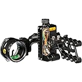 Amazon.com : Trophy Ridge Cypher Archery Bow Sight - .019 Fiber Optic 5 ...