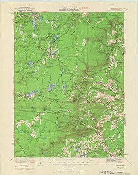 Amazon.com : YellowMaps Pocono PA topo map, 1:62500 Scale, 15 X 15 ...
