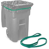 Amazon.com: Rubber Bands for 55 Gallon Trash Cans, (Value - 6 Pieces)