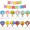 Amazon.com: Hot Air Balloon Happy Birthday Bulletin Board Cute Holiday ...