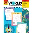 Evan-Moor Educational Publishers The World: Reference Maps & Forms Book ...