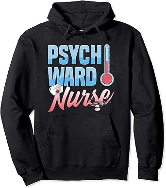 Amazon.com: Psych Ward Nurse Funny Halloween Costume Hospital RN Gift ...