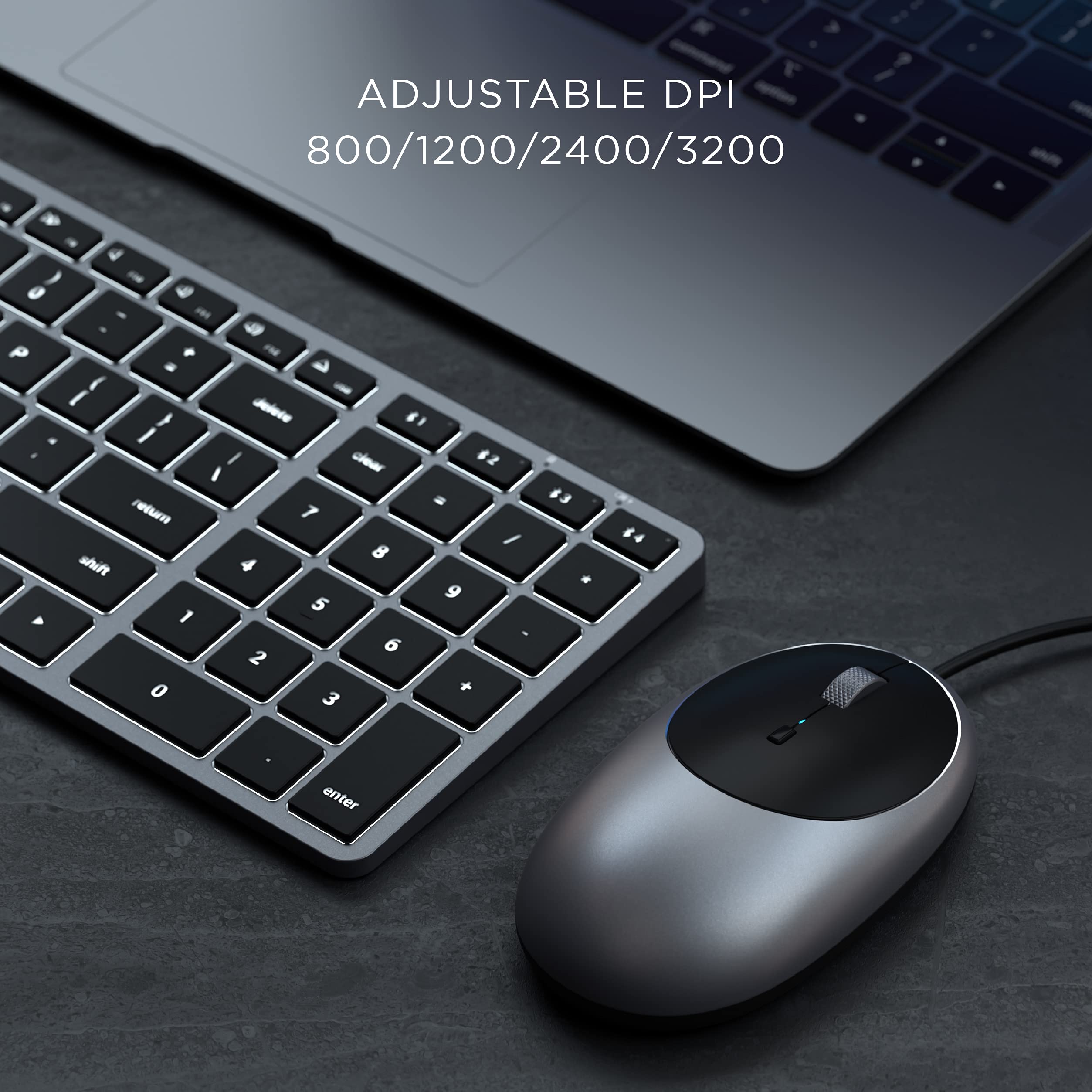 Mua Aluminum C1 Wired USB C Mouse – Optical Computer Mouse – for M2/ M1 ...