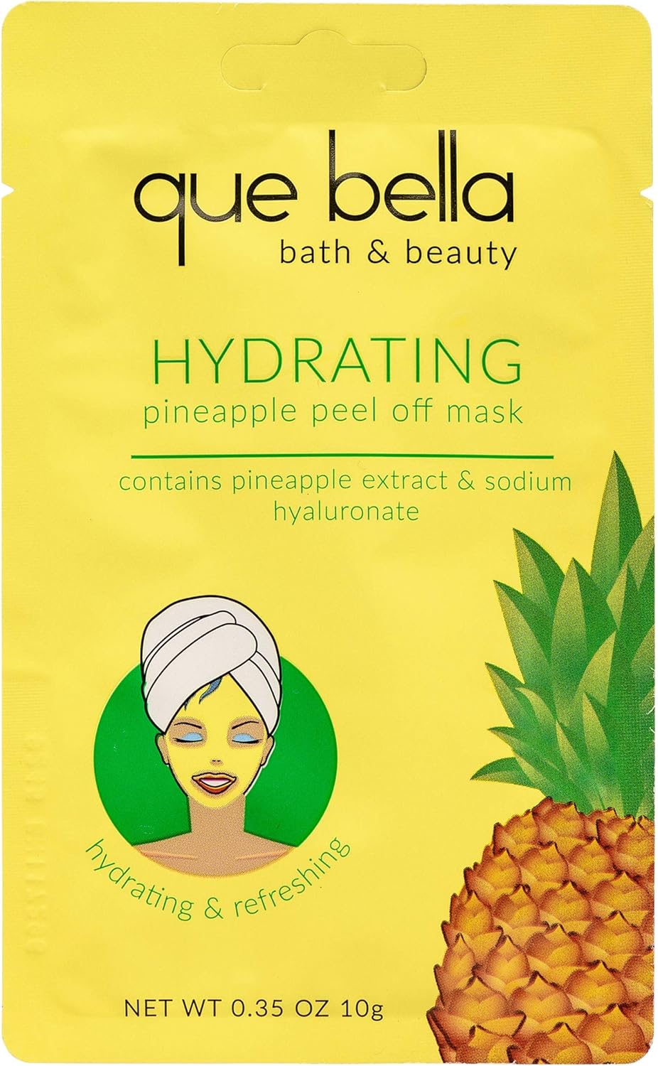 Que Bella Beauty Hydrating Pineapple Peel Off Face Mask – BigaMart