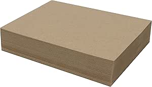 Amazon.com: 100 Chipboard Sheets 5 x 7 inch - 22pt (Point) Light Weight ...