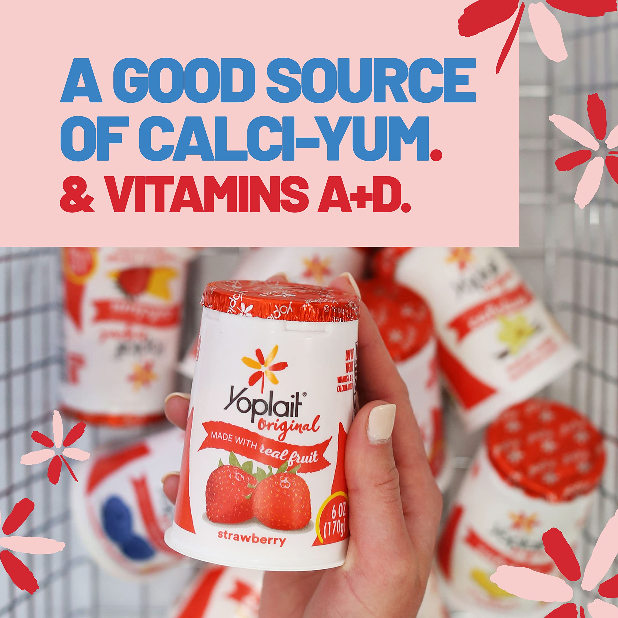 Mua Yoplait Original Smooth Style Strawberry Flavored Low Fat Yogurt ...