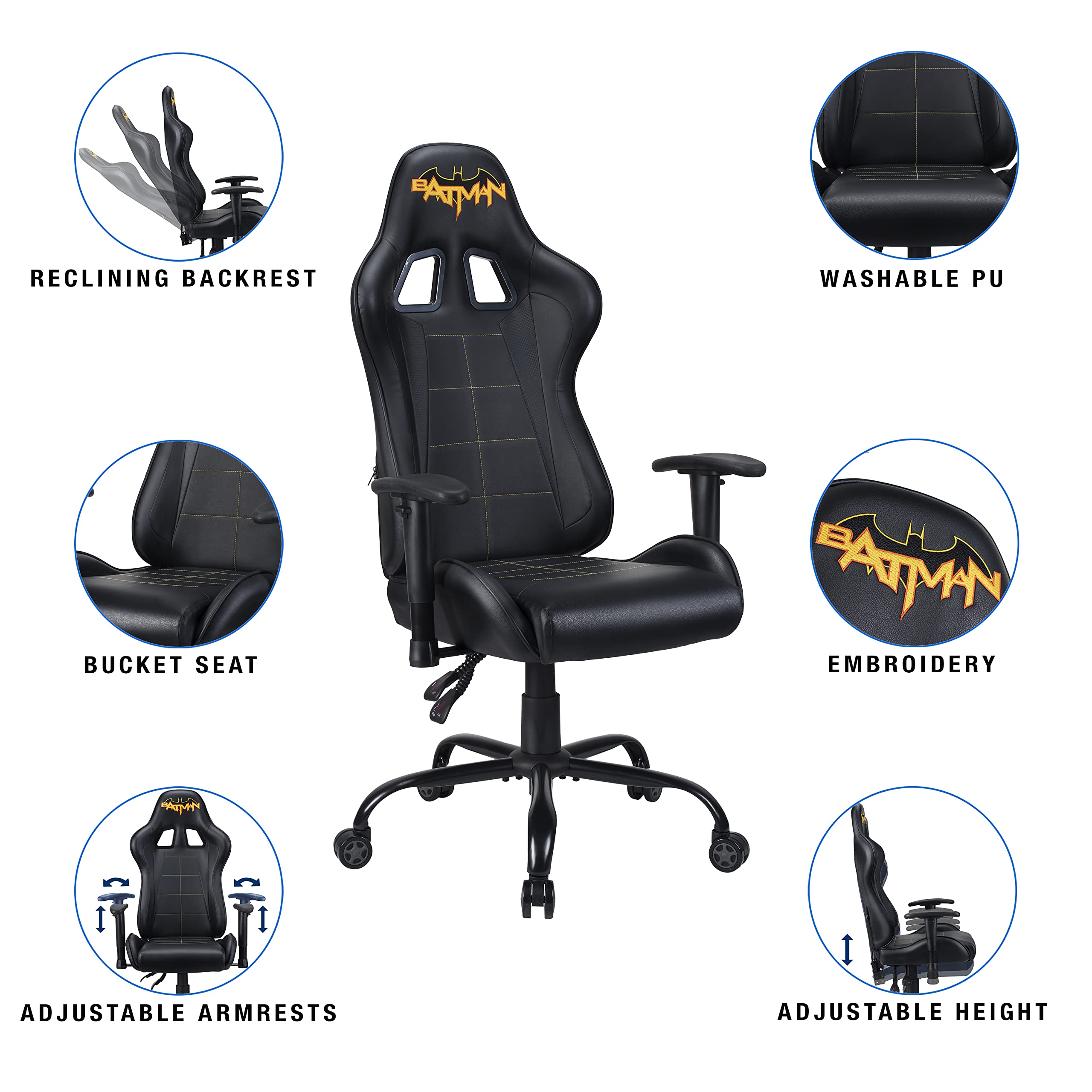 Mua Batman - Official Ergonomic Gamer Chair Adjustable Back and ...