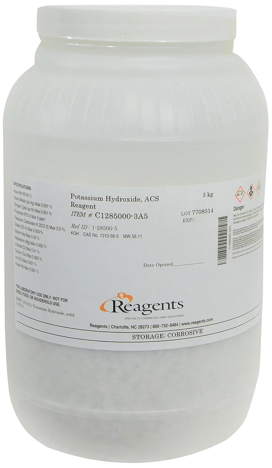 Reagents C1285000-3A5 Potassium Hydroxide ACS Reagent, KOH, ACS Reagent ...