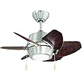 Litex Industries GA24BNK6L Litex Gaskin Sleek 24”Ceiling Fan Brushed ...