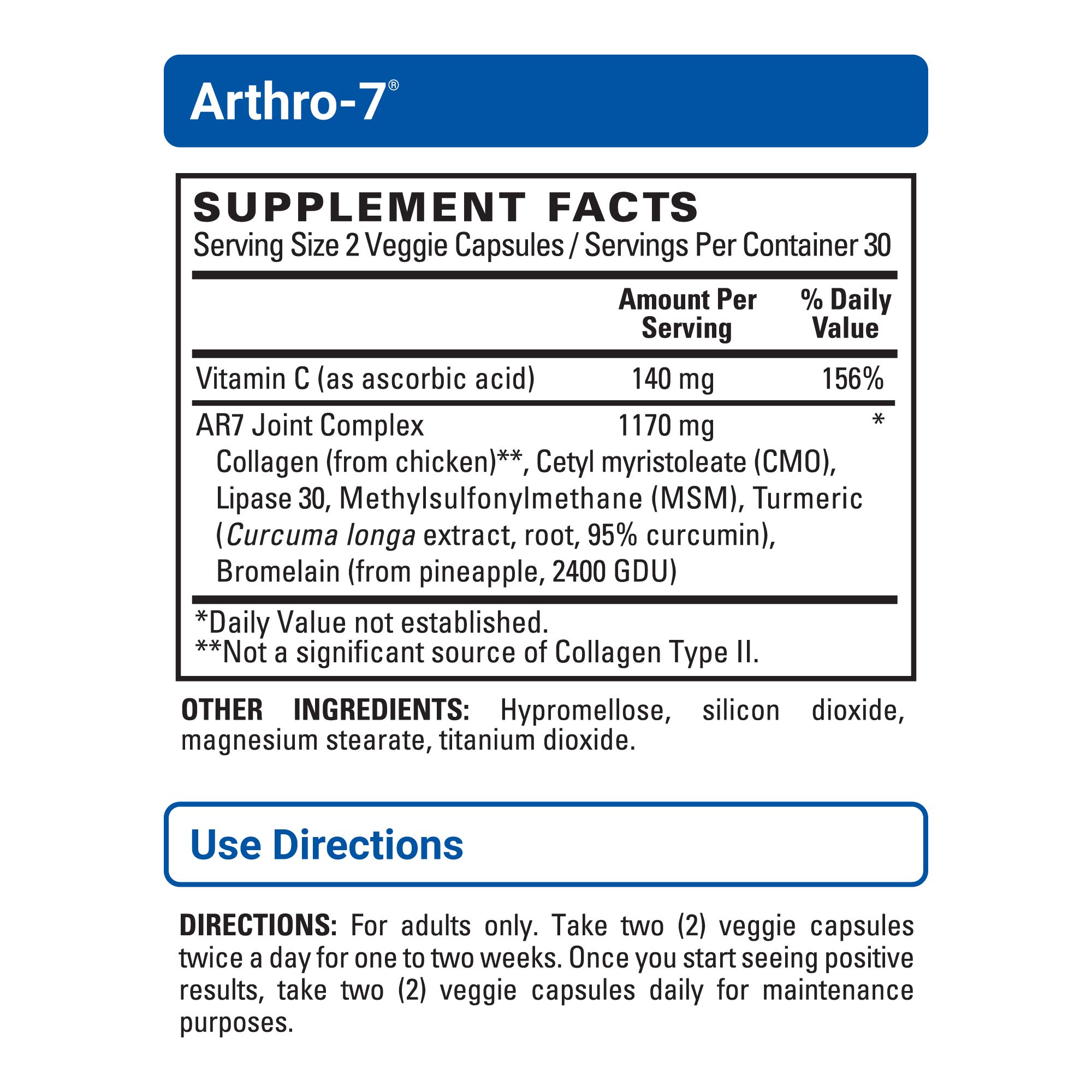 Mua U.S. Doctors’ Clinical Arthro-7 - Clinically Proven AR7 Joint ...