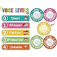 Amazon.com: Colorful Voice Level Poster with 5 Pack Puck Lights Class ...