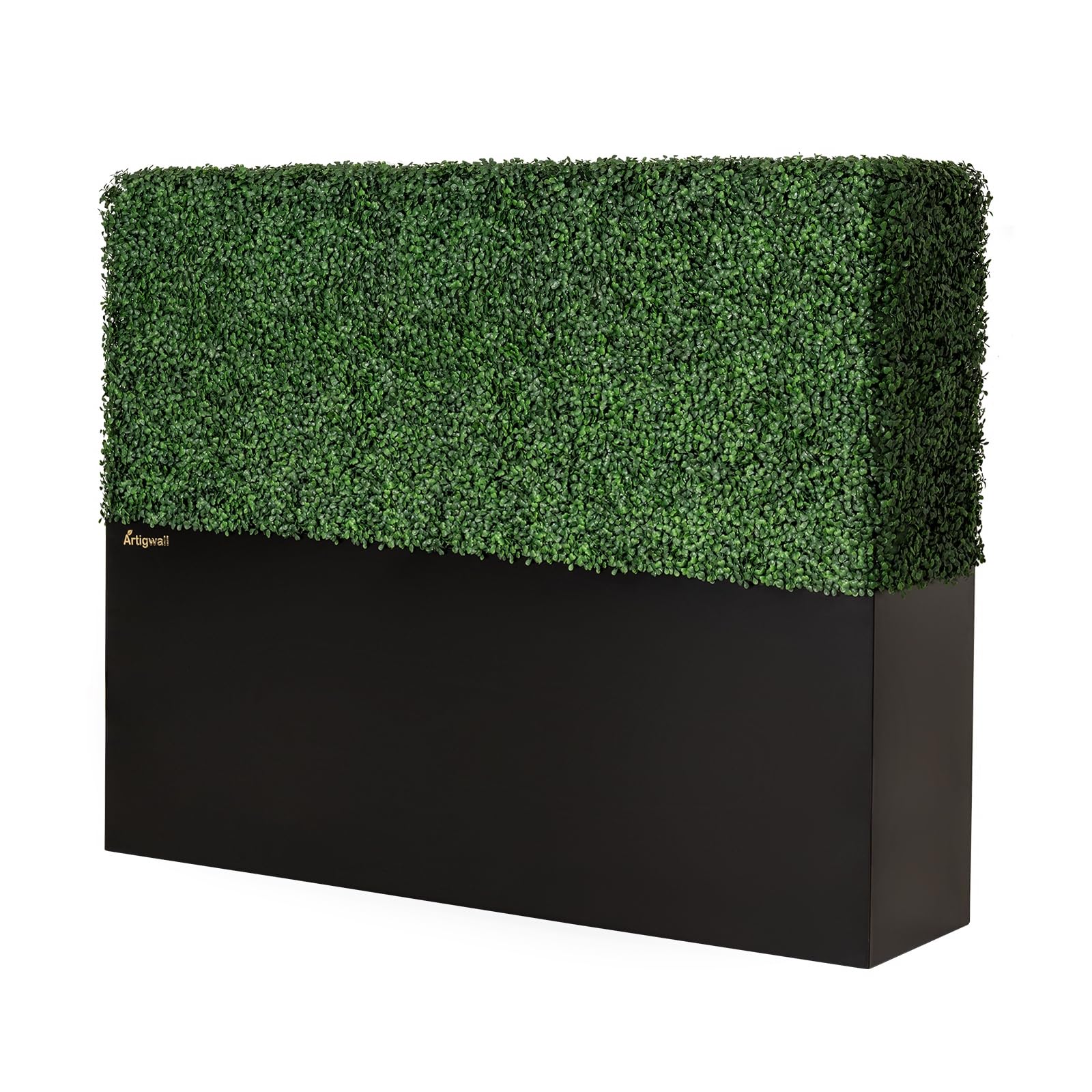 Artigwall Artificial Hedge Wall, Boxwood Grass Panels with Planter ...
