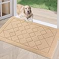Amazon.com: REFETONE Indoor Doormat, Front Back Door Mat 24"x36" Rubber ...