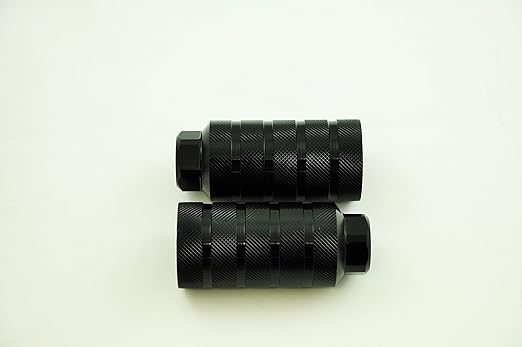 Coyote PAIR BIG OVERSIZE BLACK ALLOY BMX STUNT PEGS BIKE FREESTYLER ...