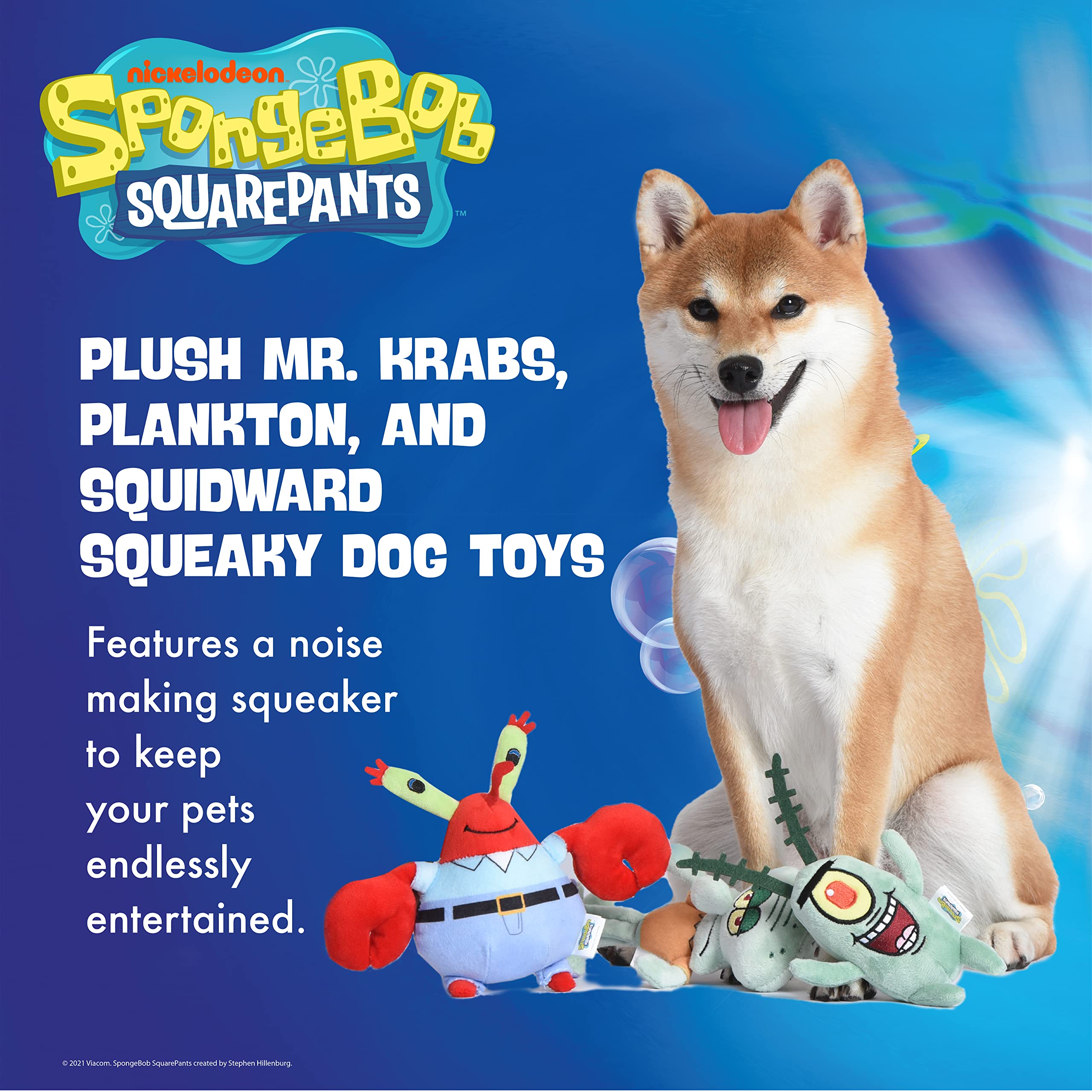 Mua SpongeBob SquarePants for Pets 3 Piece Squidward, Plankton, and Mr ...