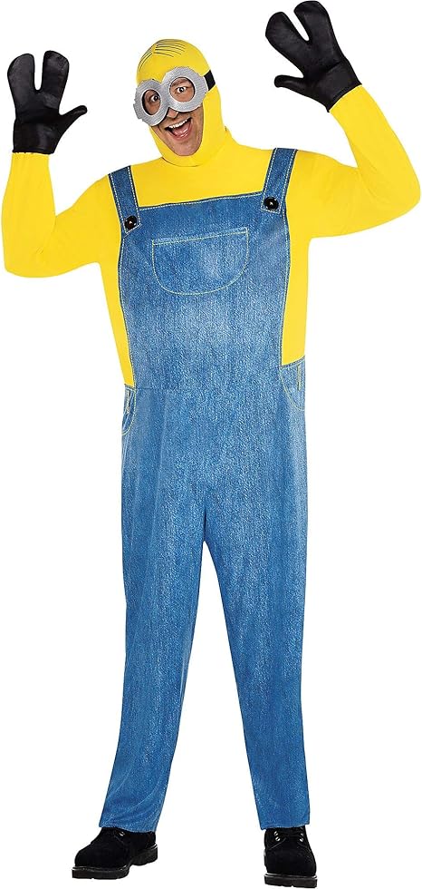 Amazon.com: Party City Minion Halloween Costume for Men, Minions: The ...