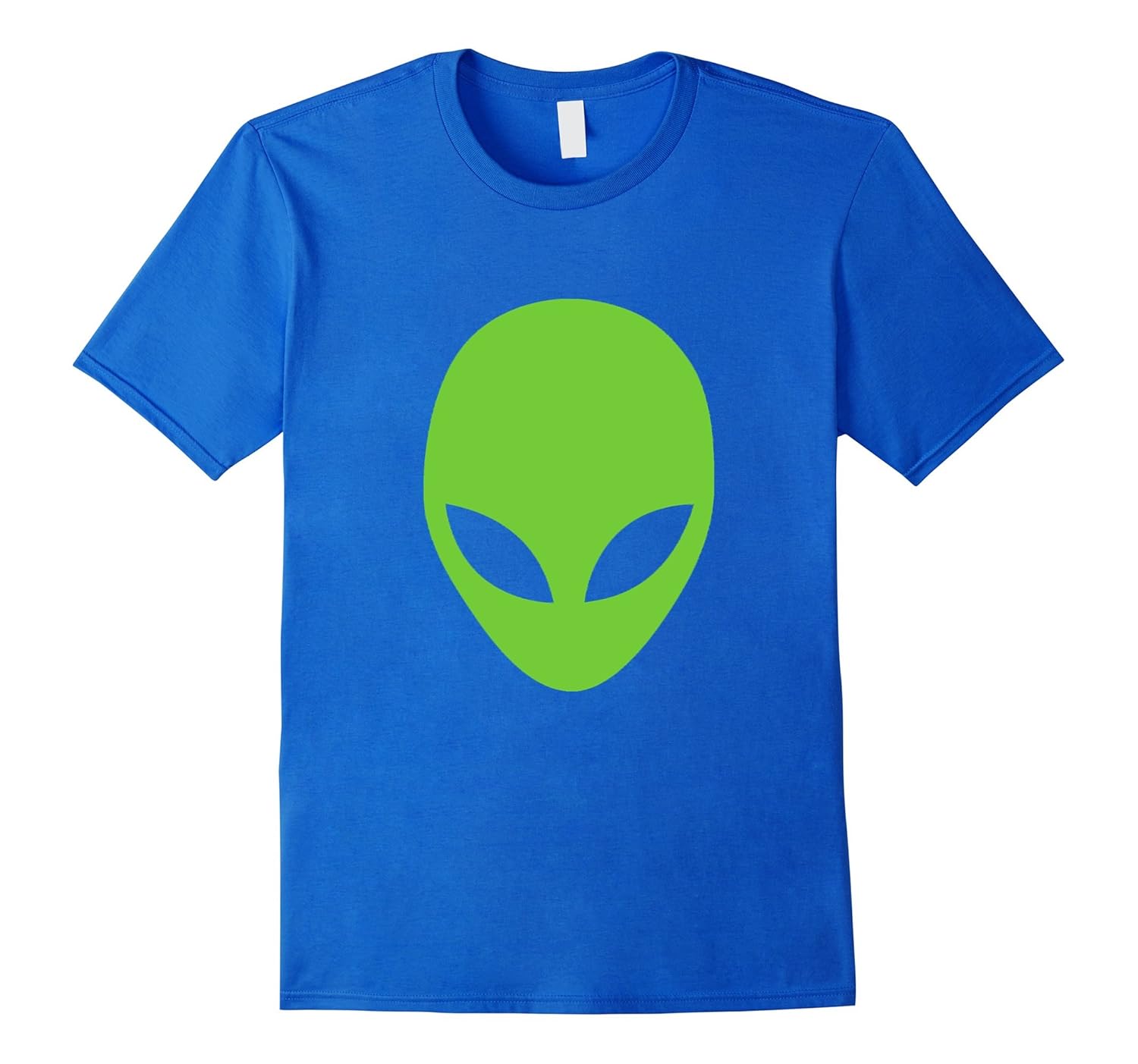 Alien T-shirt, Cool Looking Green Alien Head Shot-4LVS