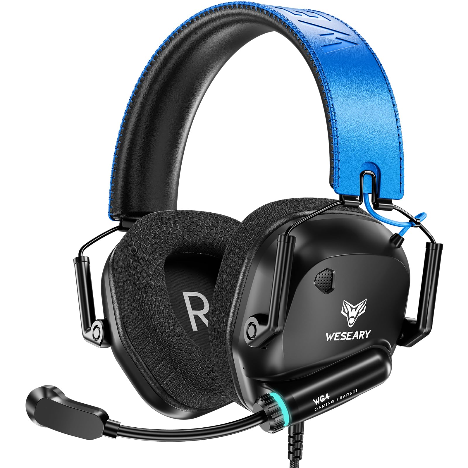 WESEARY Wired Gaming Headset for Xbox One Series X|S, PC, PS4, PS5 ...