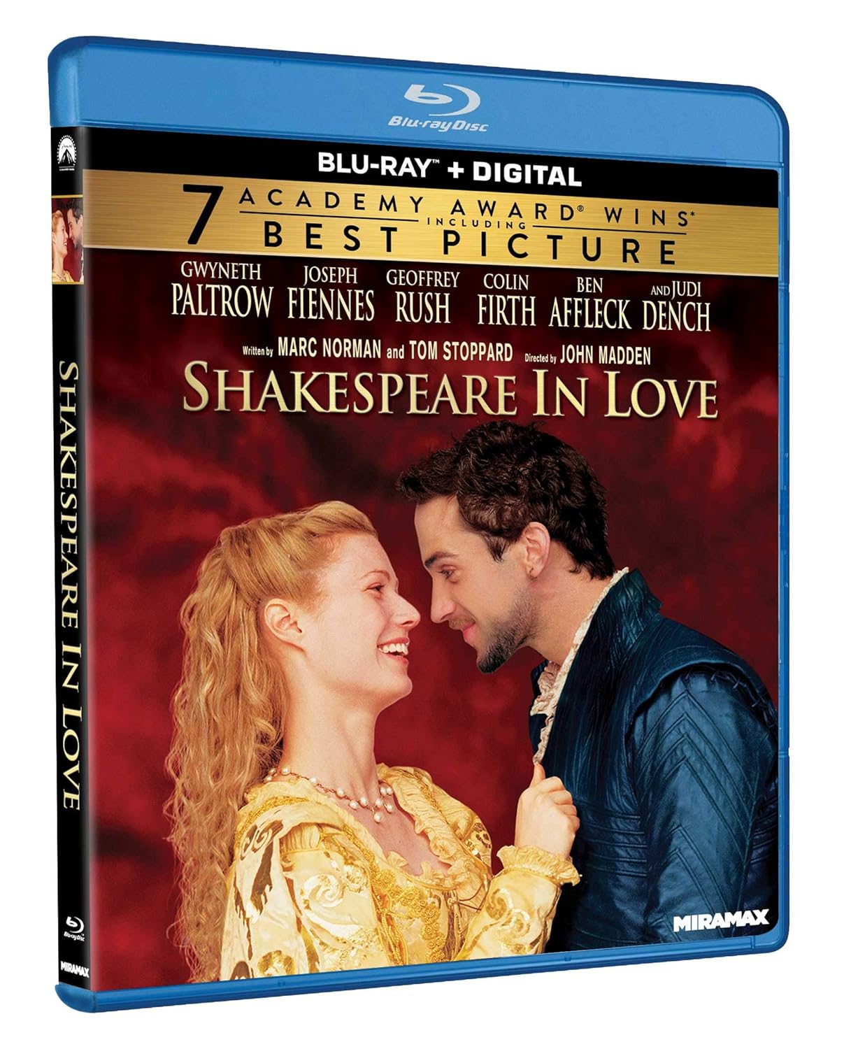 Amazon.com: Shakespeare in Love (Blu-ray + Digital): Geoffrey Rush ...
